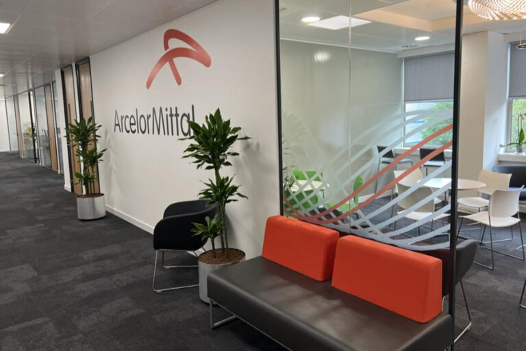 Office fit out and relocation by KWB Workplace for ArcelorMittal